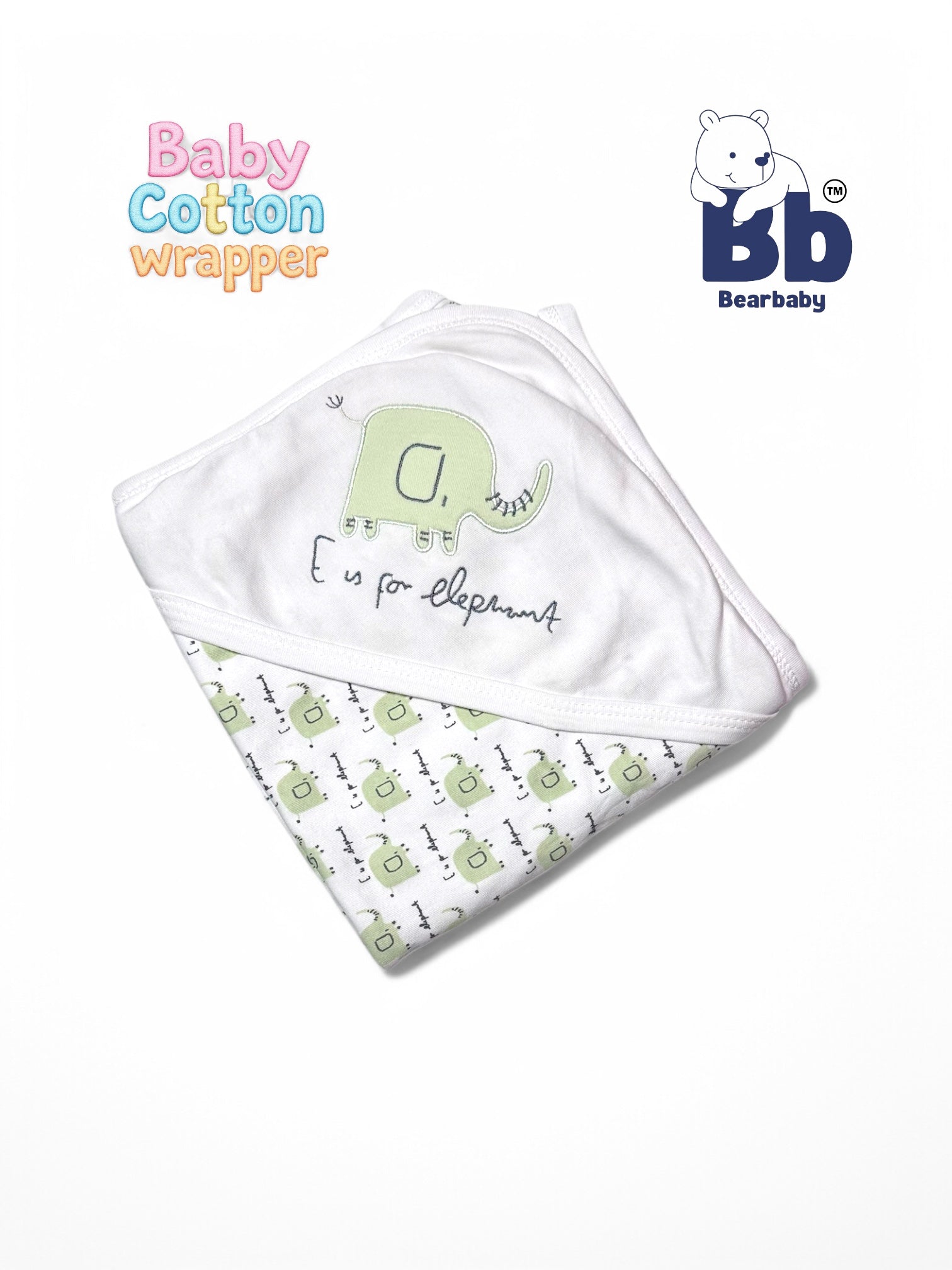 Baby Cotton Wrapper – Bear Baby